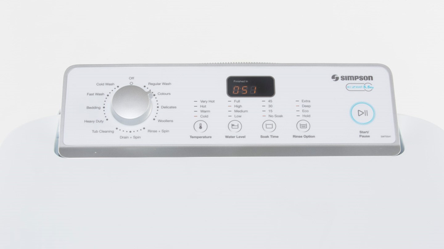 Simpson SWT6541 Review | Washing machine | CHOICE