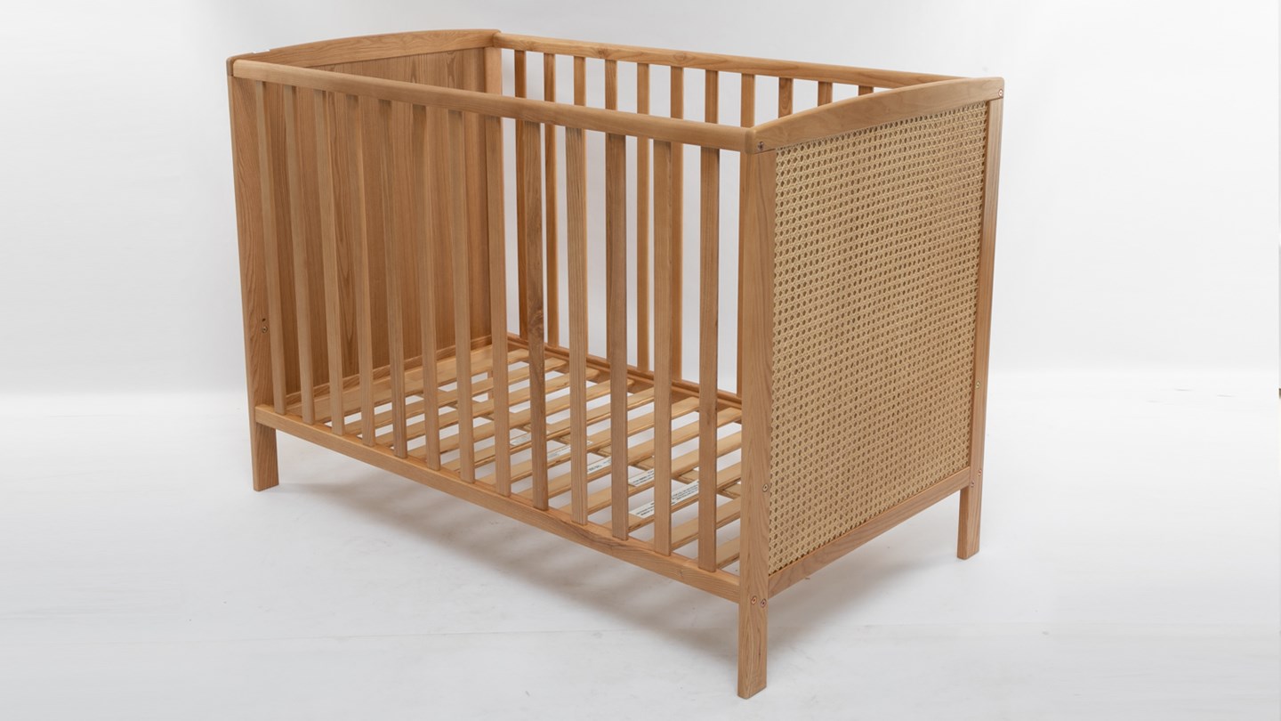 Adairs Baby Arden Natural Rattan Review | Cot | CHOICE