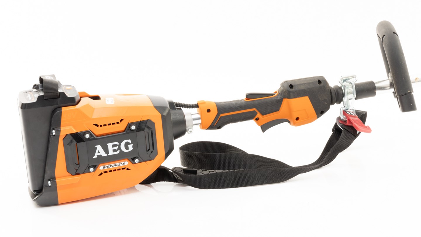 AEG 58V Brushless 43cm Line Trimmer 8.0Ah Ultimate HD Kit (A58LTR18U ...