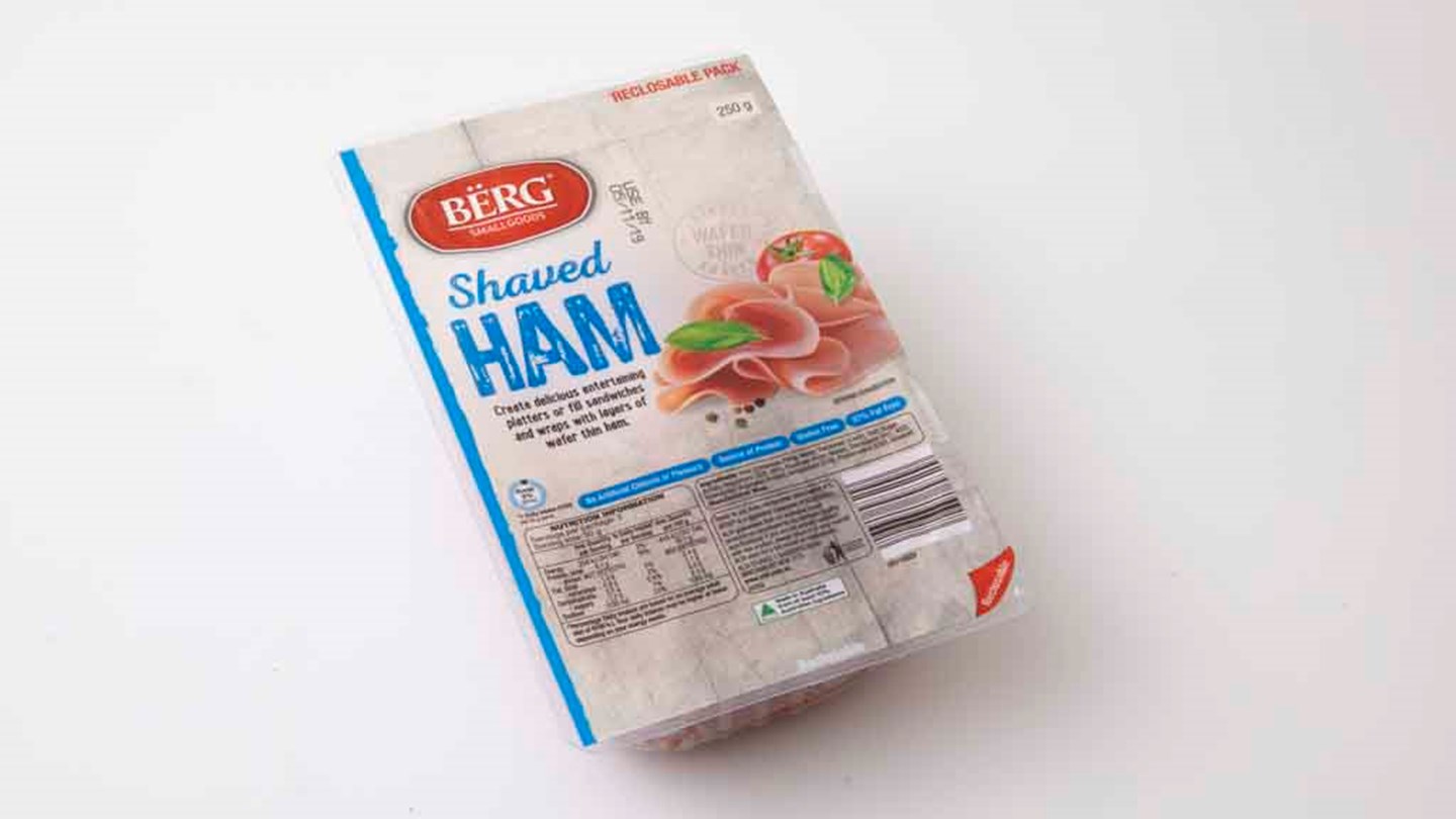 Aldi Berg Smallgoods Deli Ham off the bone Sliced Review | Ham | CHOICE