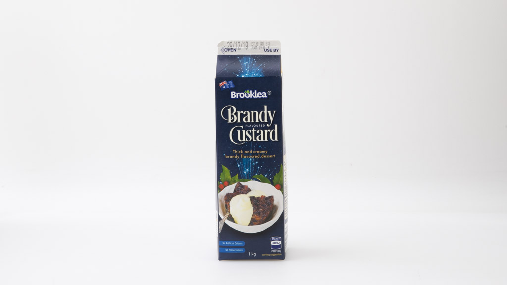 Aldi Brooklea Brandy Flavoured Custard Review | Custard | CHOICE