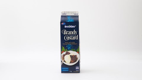 Aldi Brooklea Brandy Flavoured Custard Review | Custard | CHOICE