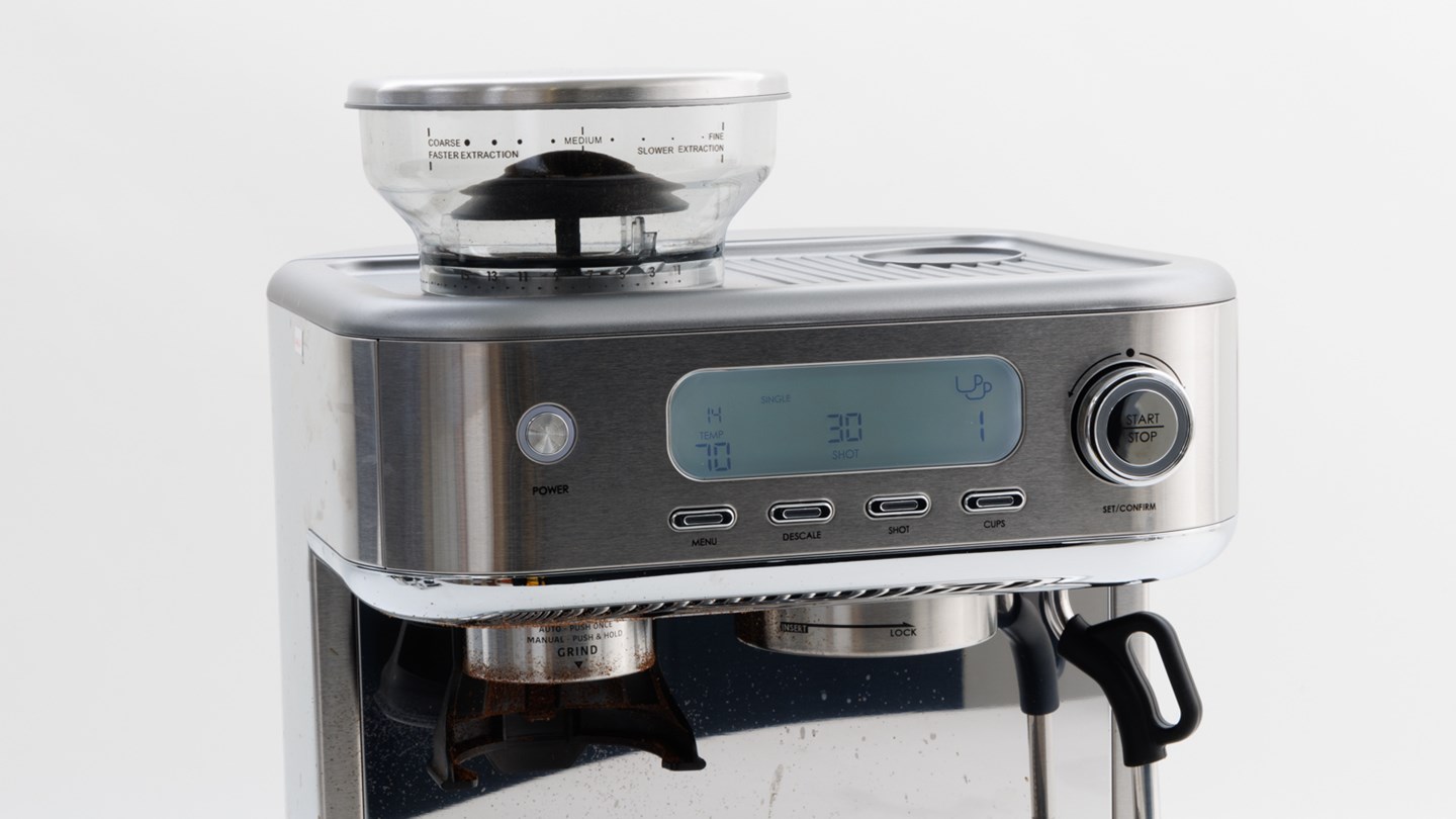 Aldi Stirling Premium Espresso Machine With Grinder (STR-E15BGD) Review ...