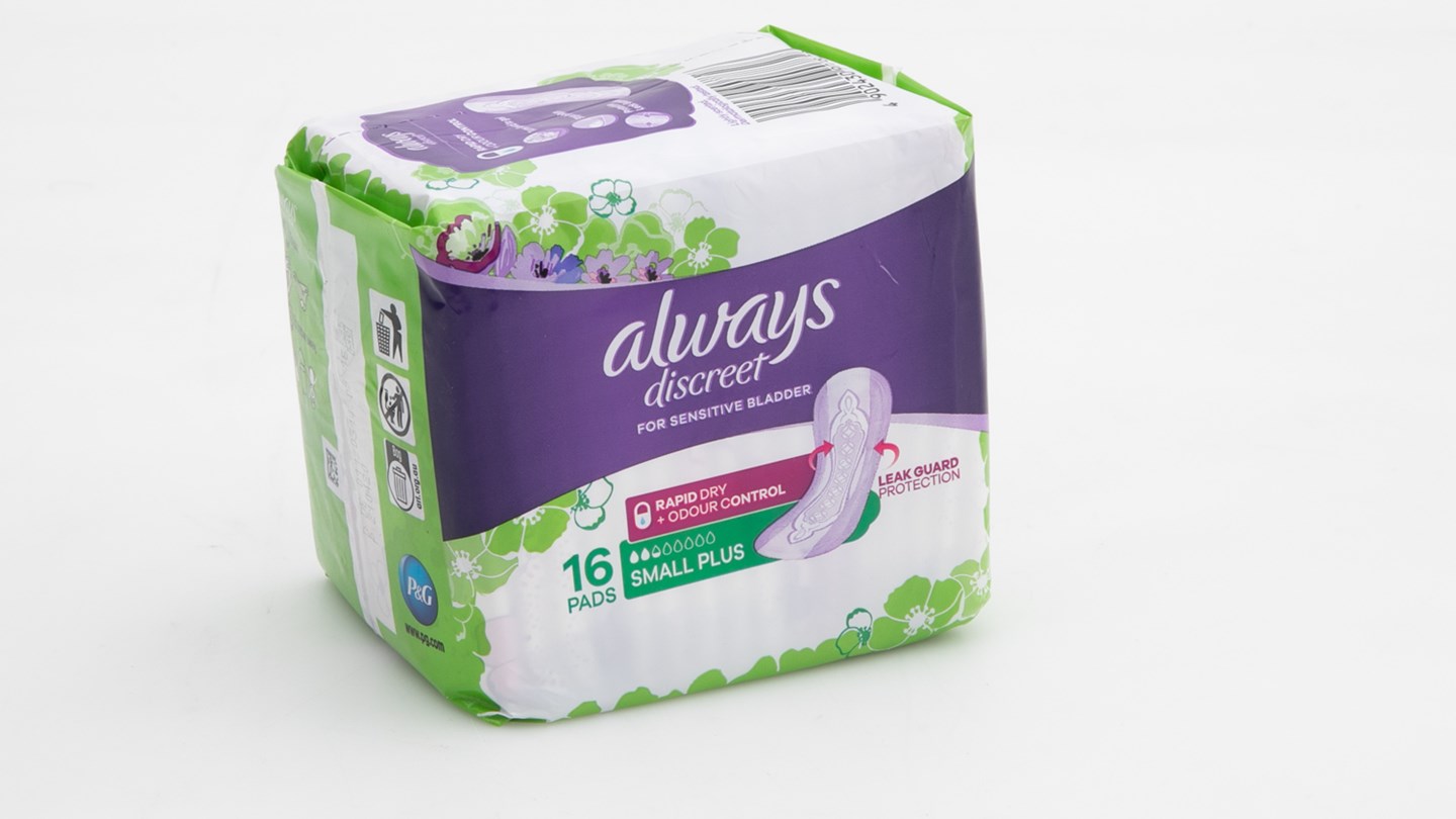 Always Discreet Small Plus Pads Review | Incontinence pad | CHOICE