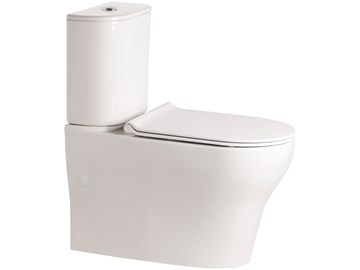 Posh Solus Square Close Coupled Back to Wall Back Inlet Toilet Suite S ...