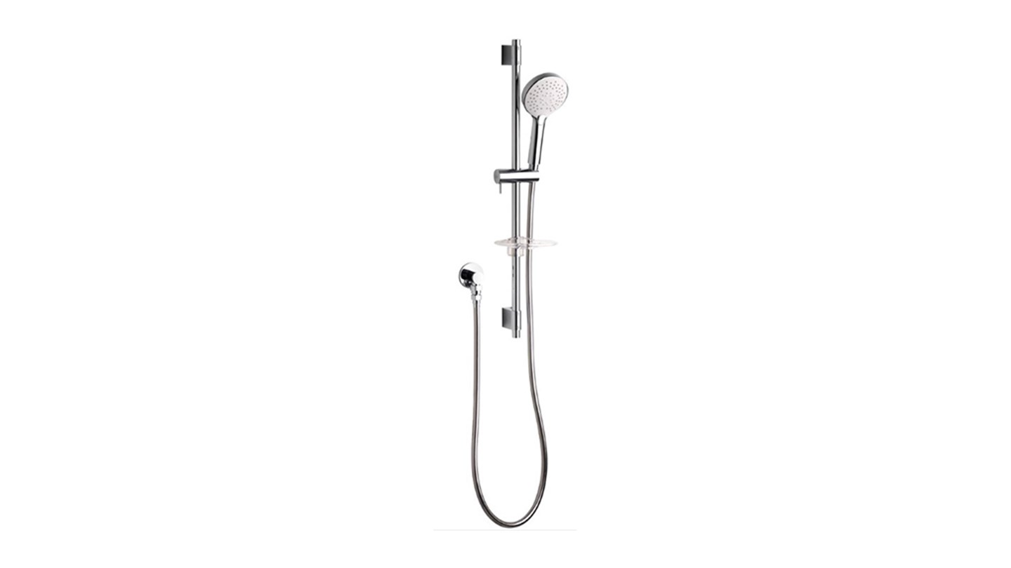 American Standard Cygnet Single Rail Shower Round with Wall Water Inlet ...