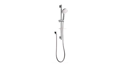 American Standard Cygnet Single Rail Shower Round with Wall Water Inlet ...