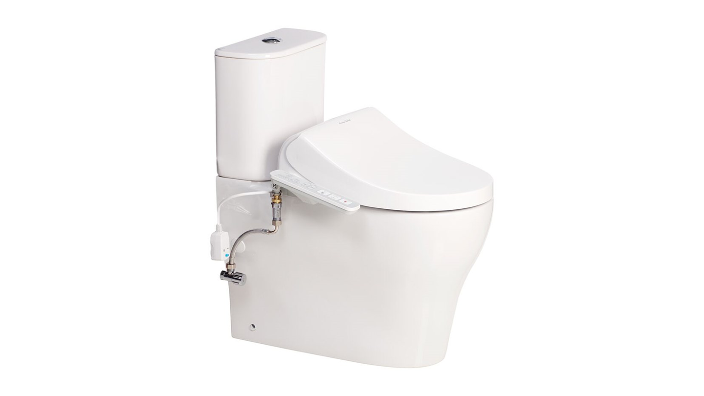 American Standard Cygnet Square Hygiene Rim Close Coupled Back to Wall ...