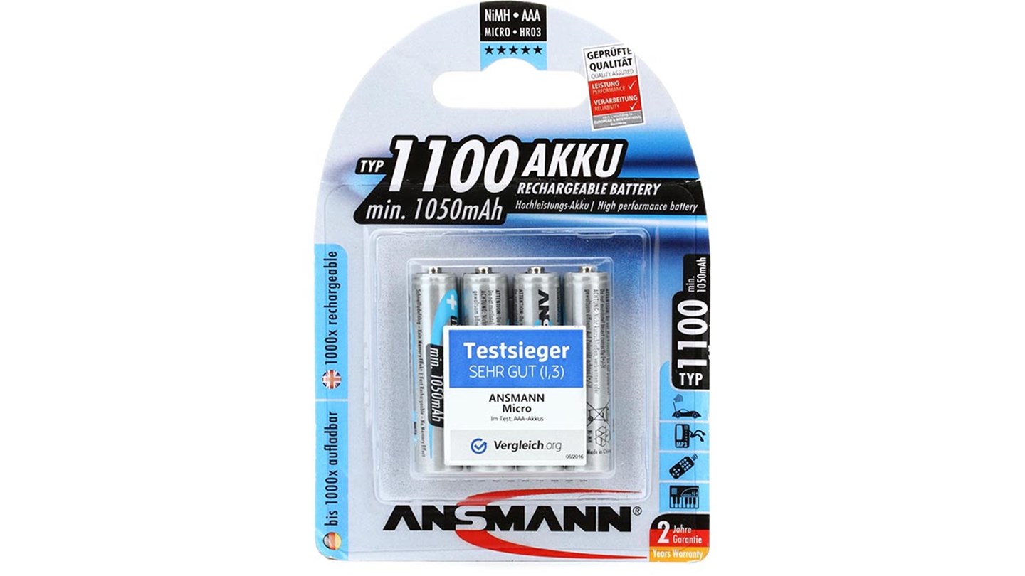 Ansmann NiMH2100 AA Review | Rechargeable battery | CHOICE
