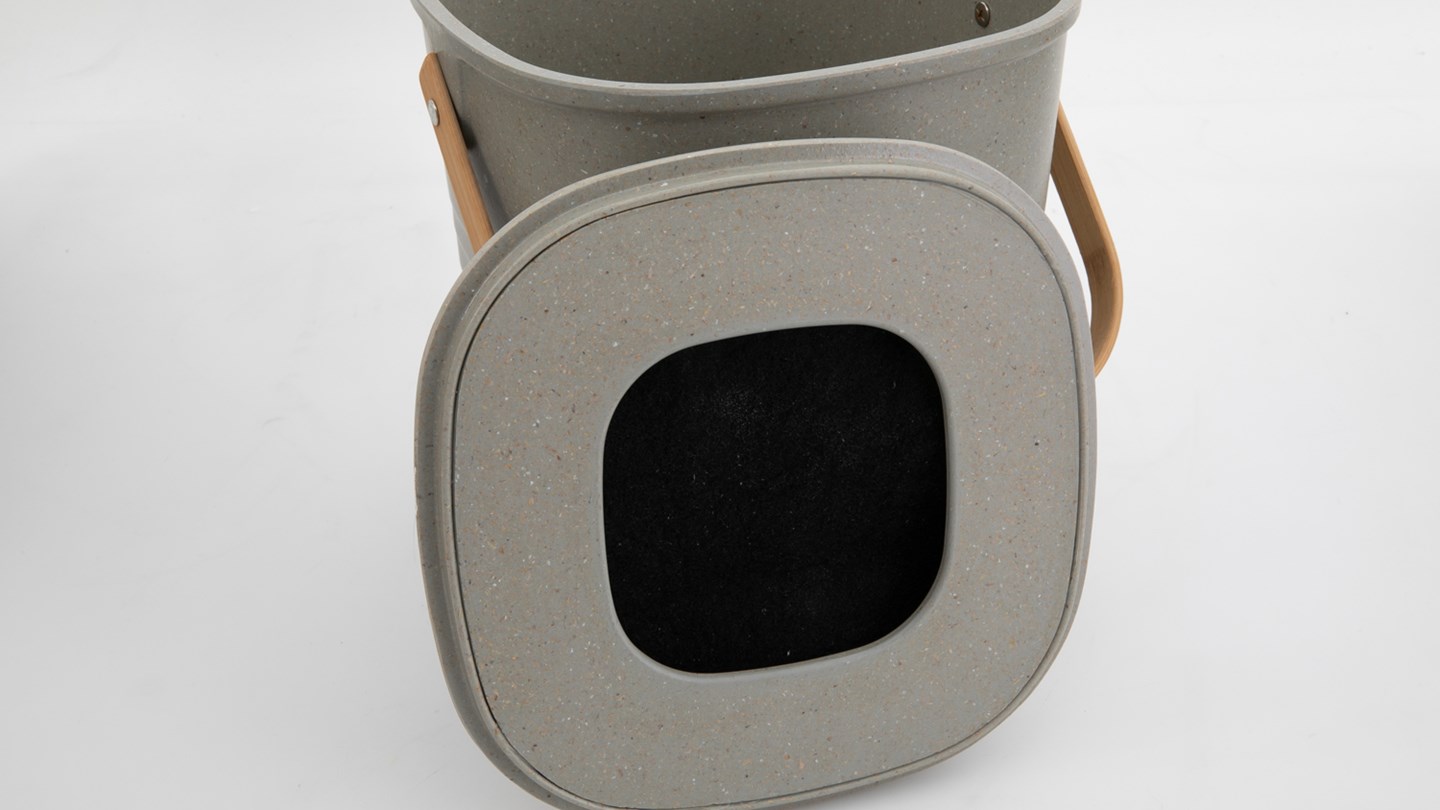 Avanti Bamboo Square Eco Compost Bin 8L Review | Kitchen compost caddy ...