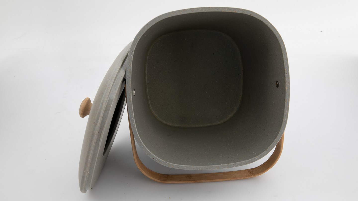 Avanti Bamboo Square Eco Compost Bin 8L Review | Kitchen compost caddy ...