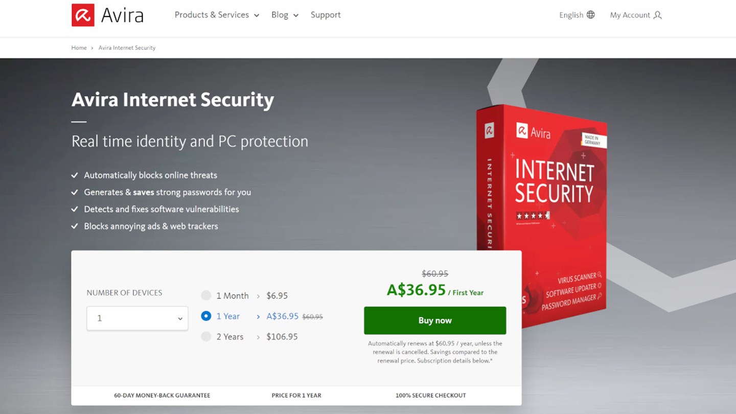 Avira Internet Security Review | Antivirus desktop security software ...