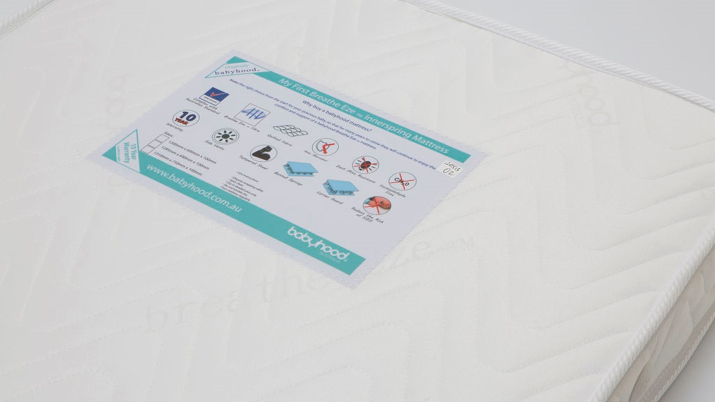 Babyhood My First Breathe Eze Innerspring Mattress Review | Cot ...