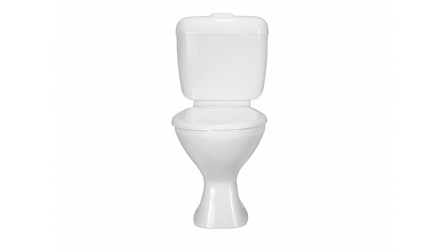 Caroma Luna Cleanflush Wall Faced Close Coupled Back Entry Toilet Suite ...