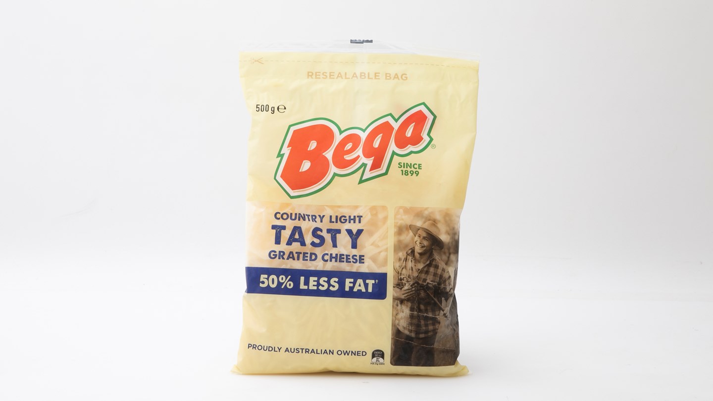 Bega Farmers' Tasty Grated Cheese Review | Shredded cheese | CHOICE
