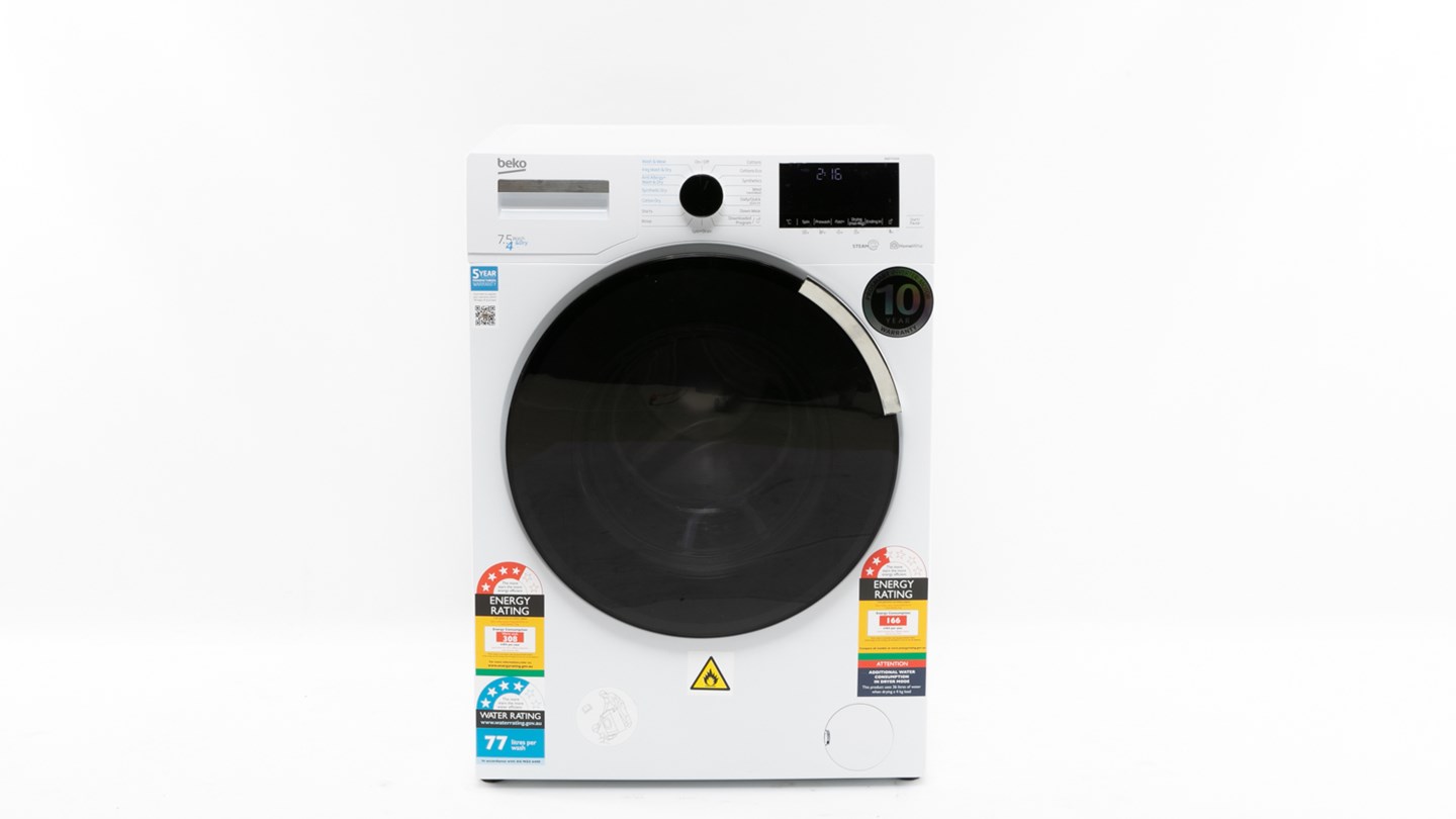 Beko BWD7541W Review | Washer dryer combo | CHOICE