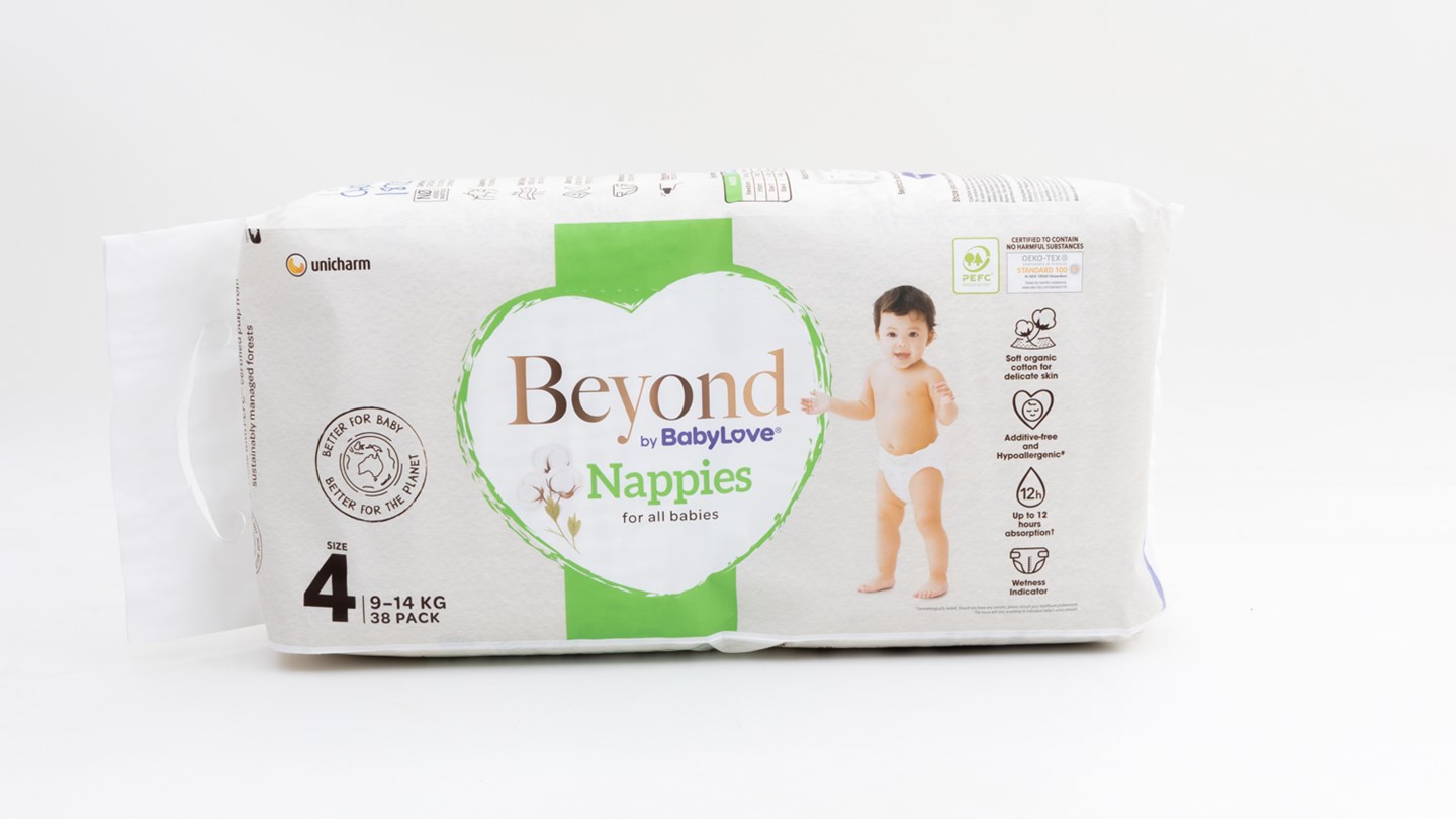 Beyond by Babylove Size 4 Nappies Review | Disposable nappy | CHOICE