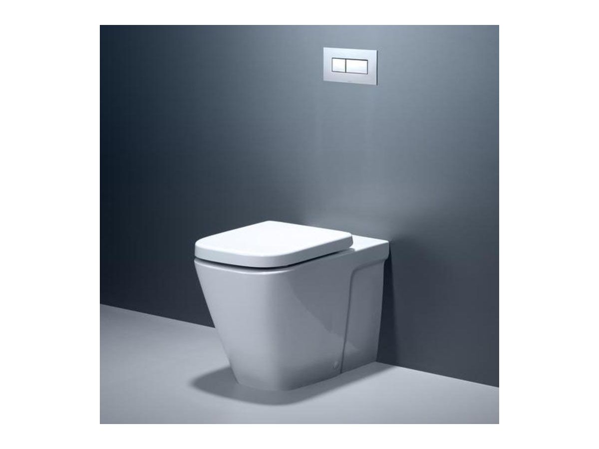 Caroma Cube Invisi II Wall Faced Toilet Suite White Review | Toilet ...