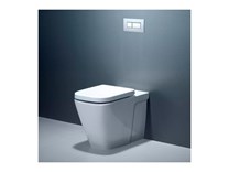 Parisi Play MK II Wall Faced Toilet Suite with Twin Button Set Satin ...