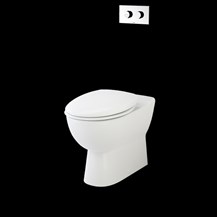 Caroma Urbane Invisi Wall Hung Toilet Suite with Arc Soft Close Seat ...