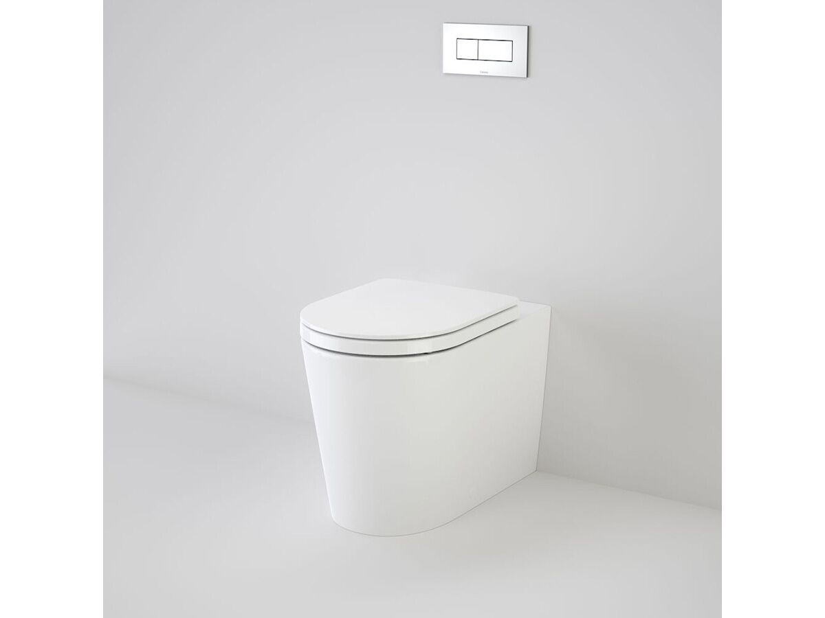Caroma Liano Wall Faced Invisi II Back Inlet Toilet Suite White Review ...