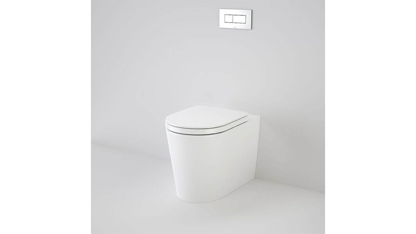 Caroma Liano Wall Faced Invisi II Back Inlet Toilet Suite White Review ...
