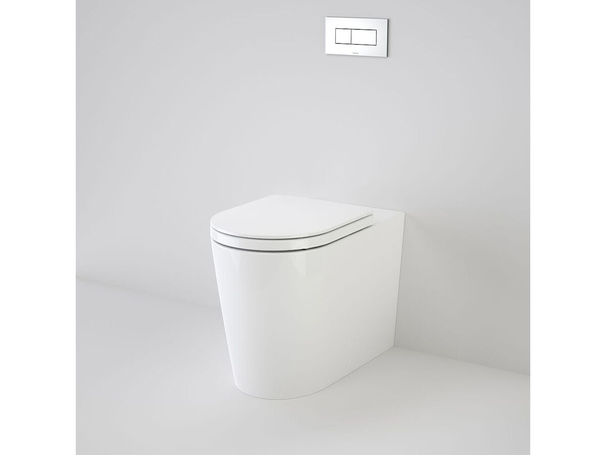 Caroma Liano Wall Faced Invisi II Easy Height Back Inlet Toilet Suite ...