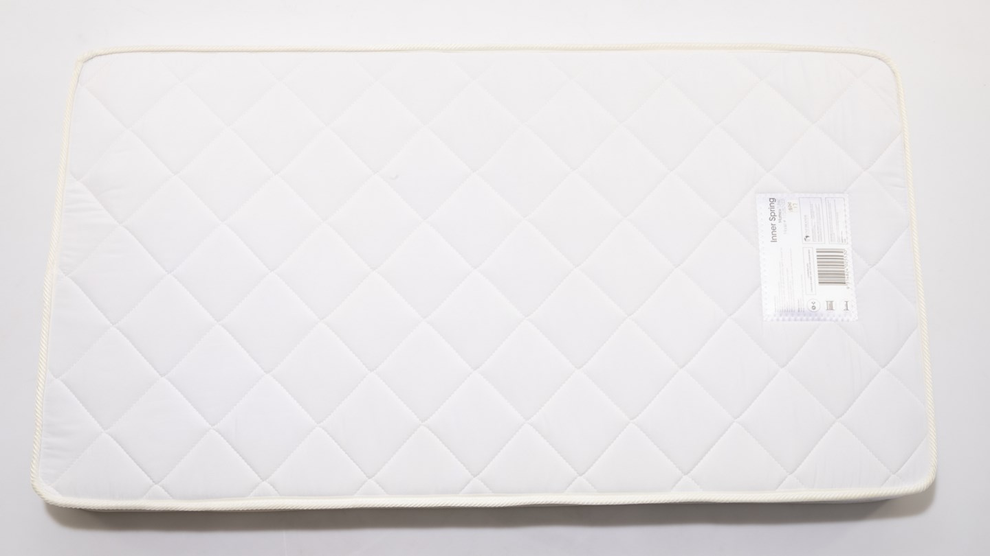 Childcare Inner Spring Mattress White 115282-003 Review | Cot mattress ...