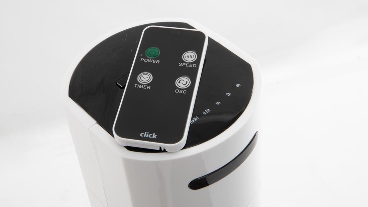 Click 80cm Tower Fan with Remote CFD80DRY30 Review | Pedestal and tower ...
