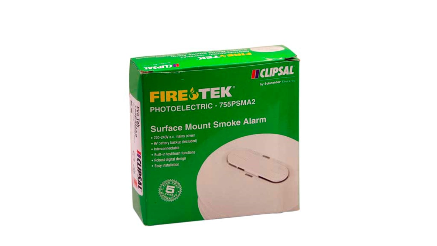 Clipsal Firetek 755PSMA2 Review | Smoke alarm | CHOICE