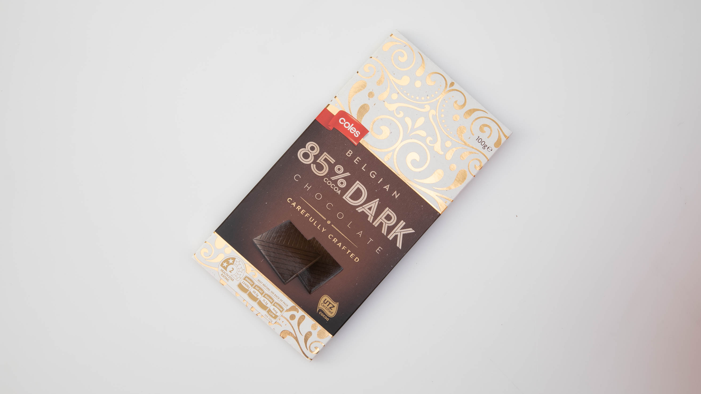 Coles Belgian 85% Cocoa Dark Chocolate Review | Dark chocolate | CHOICE