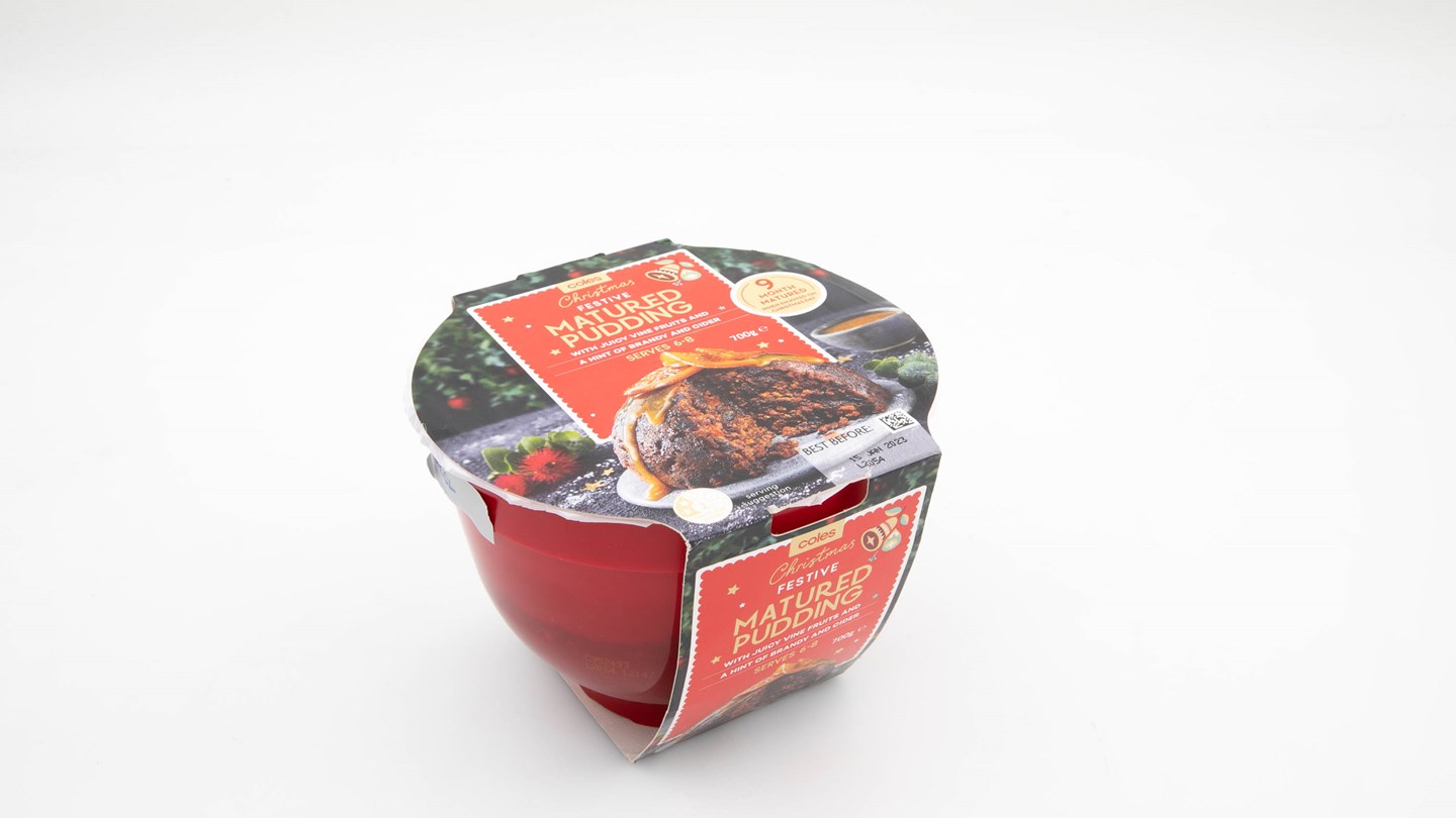 Coles Christmas Festive Matured Pudding Review | Christmas pudding | CHOICE