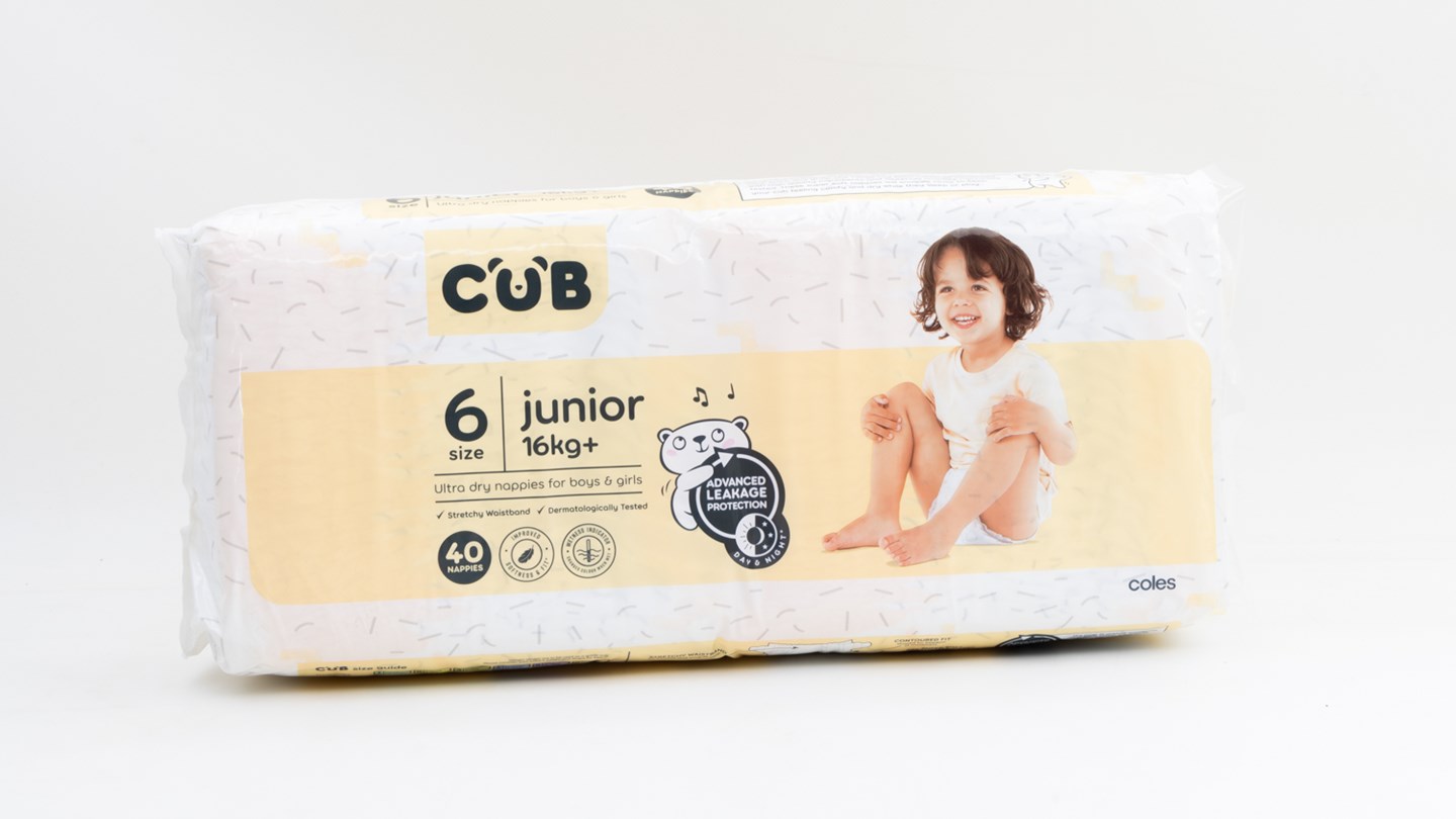 Coles CUB Newborn Size 1 Review | Disposable nappy | CHOICE