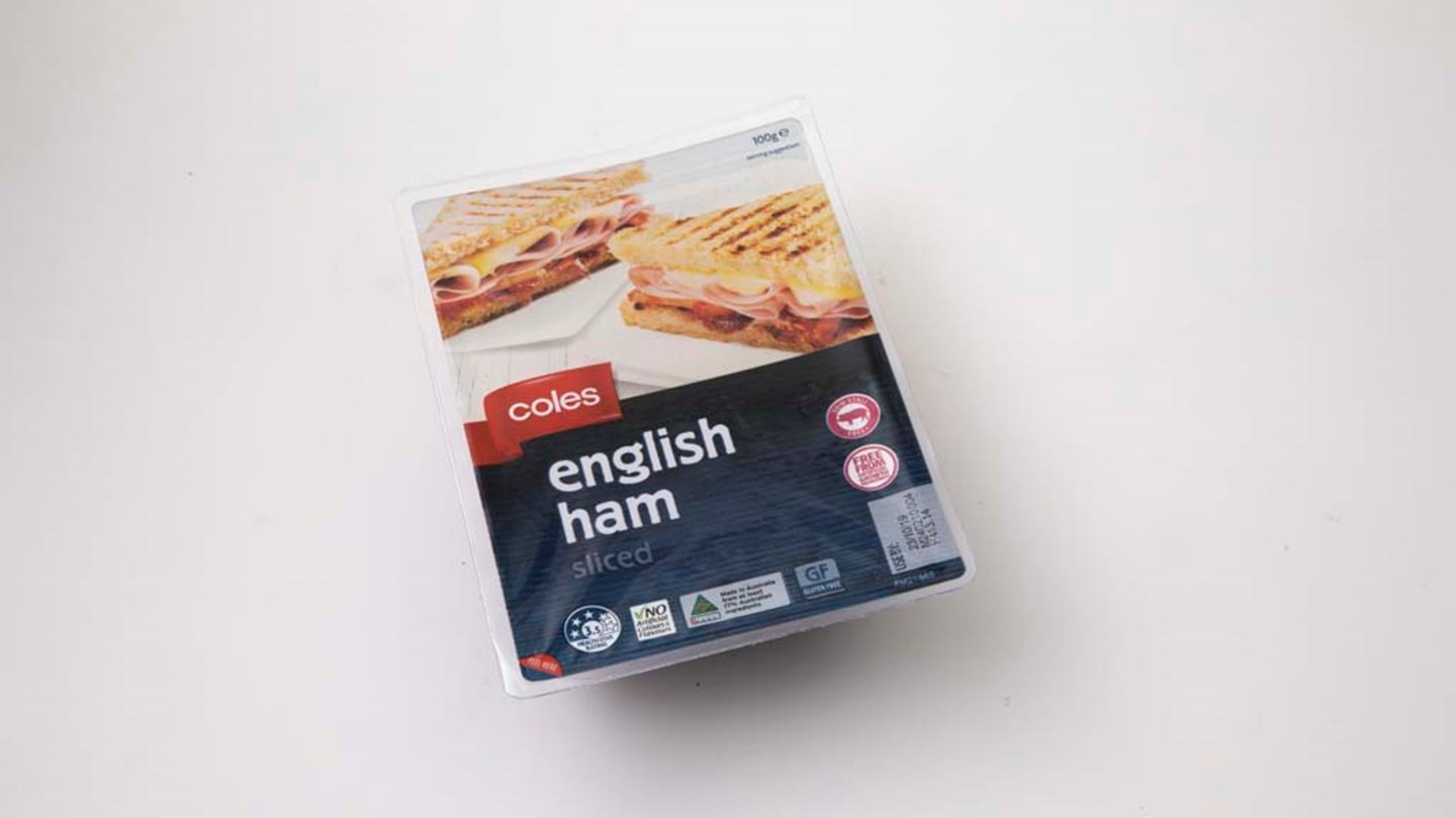 Coles English ham sliced Review | Ham | CHOICE