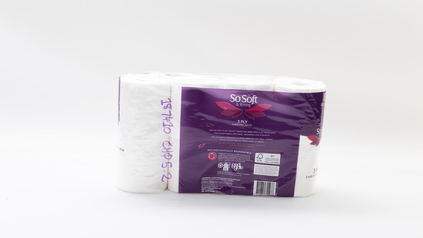Coles So Soft & Strong 3 ply Embossed White Review | Toilet paper | CHOICE