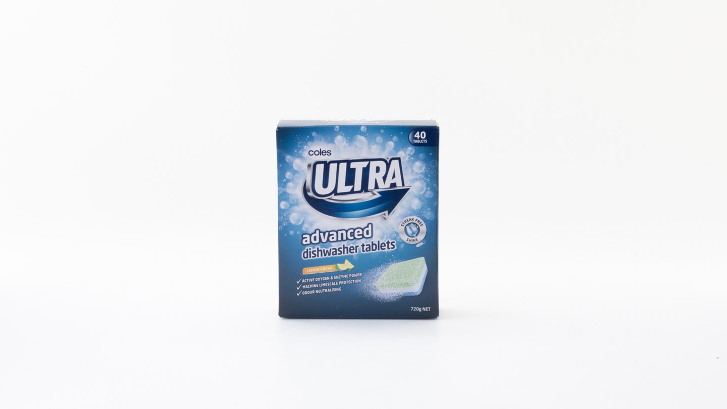 Coles Ultra Advanced Dishwasher Tablets Review | Dishwasher detergent ...