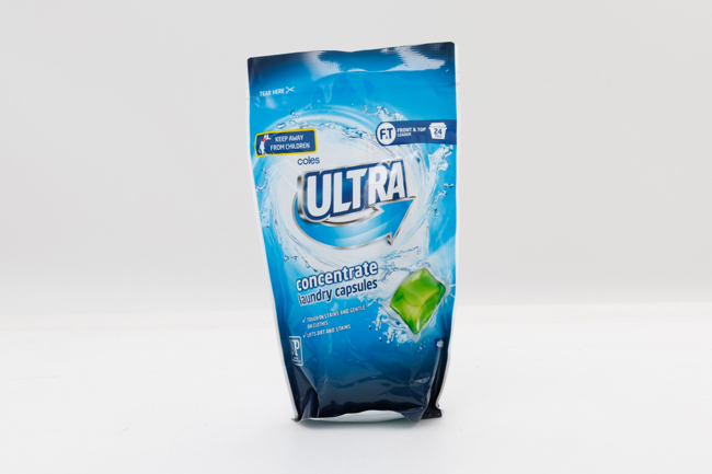 Coles Ultra Concentrate Laundry Capsules Top Loader review - CHOICE