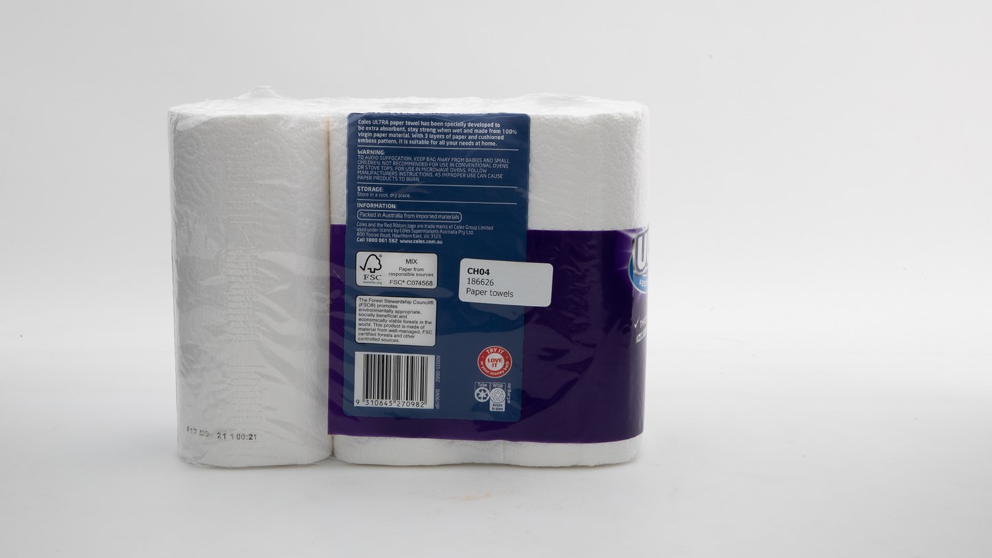 Coles Ultra Review | Paper towel | CHOICE