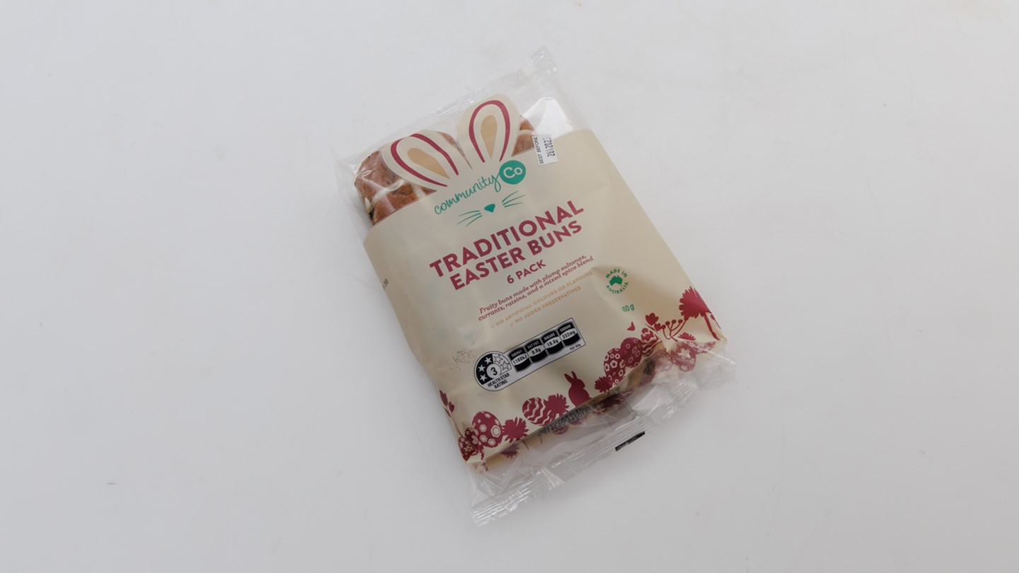 Community Co Traditional Easter Buns Review | Hot cross buns | CHOICE