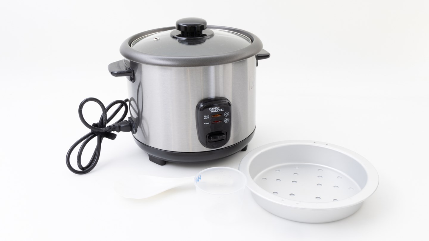 Davis & Waddell 2 in 1 Electric 8 Cup Rice Cooker & Steamer DES0487 ...