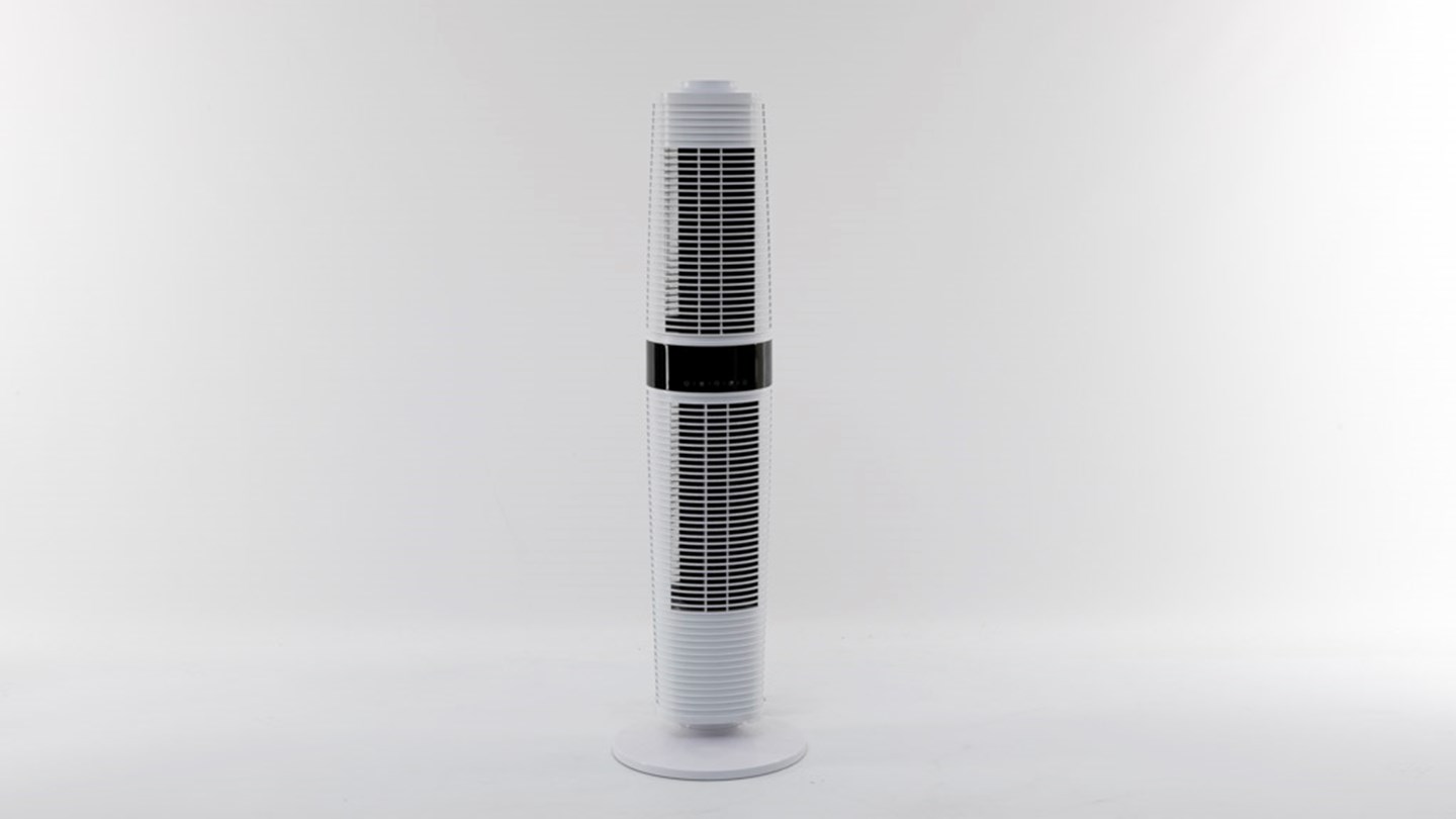 DeLonghi Dual Oscillation Tower Fan DETF122.WH Review | Pedestal and ...