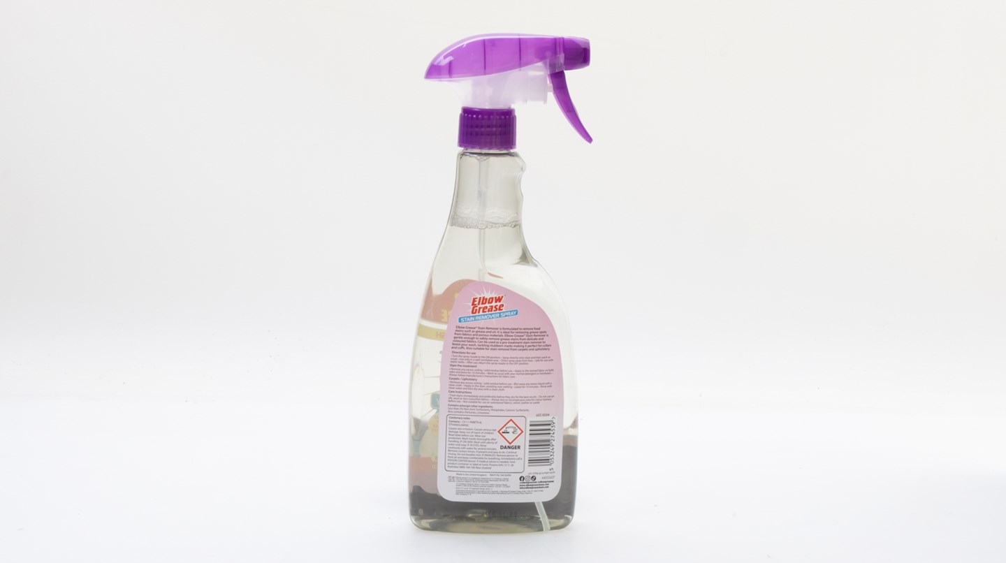 Elbow Grease Pre-Wash Stain Remover Spray Review | Stain remover | CHOICE