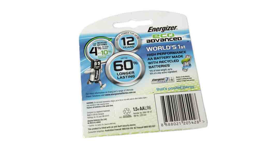 Energizer Eco Advanced Review | Disposable battery | CHOICE