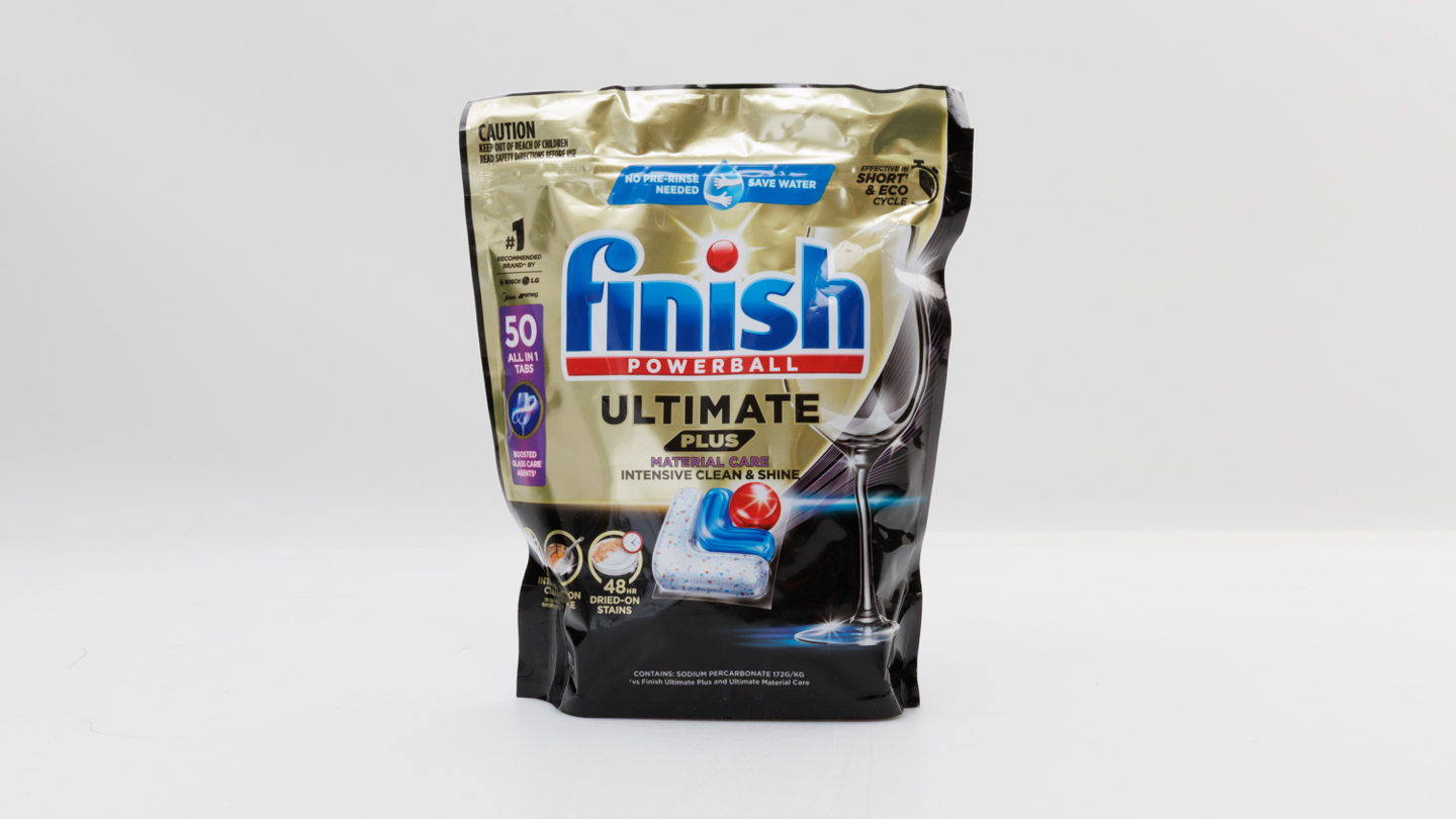 Finish Powerball Ultimate Plus Material Care All In 1 Tabs Review ...