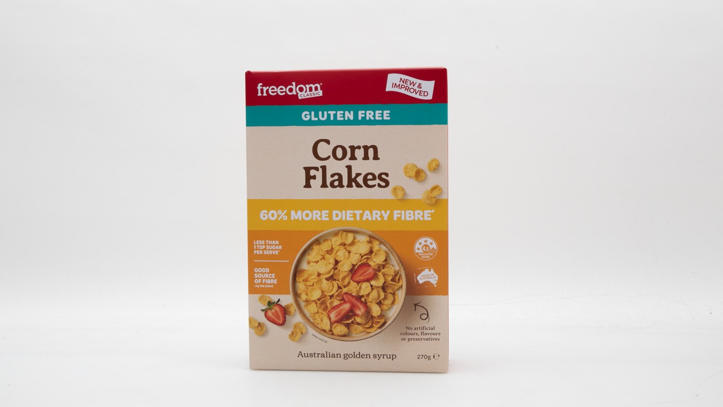 Freedom Classic Gluten Free Corn Flakes Review | Breakfast cereals ...