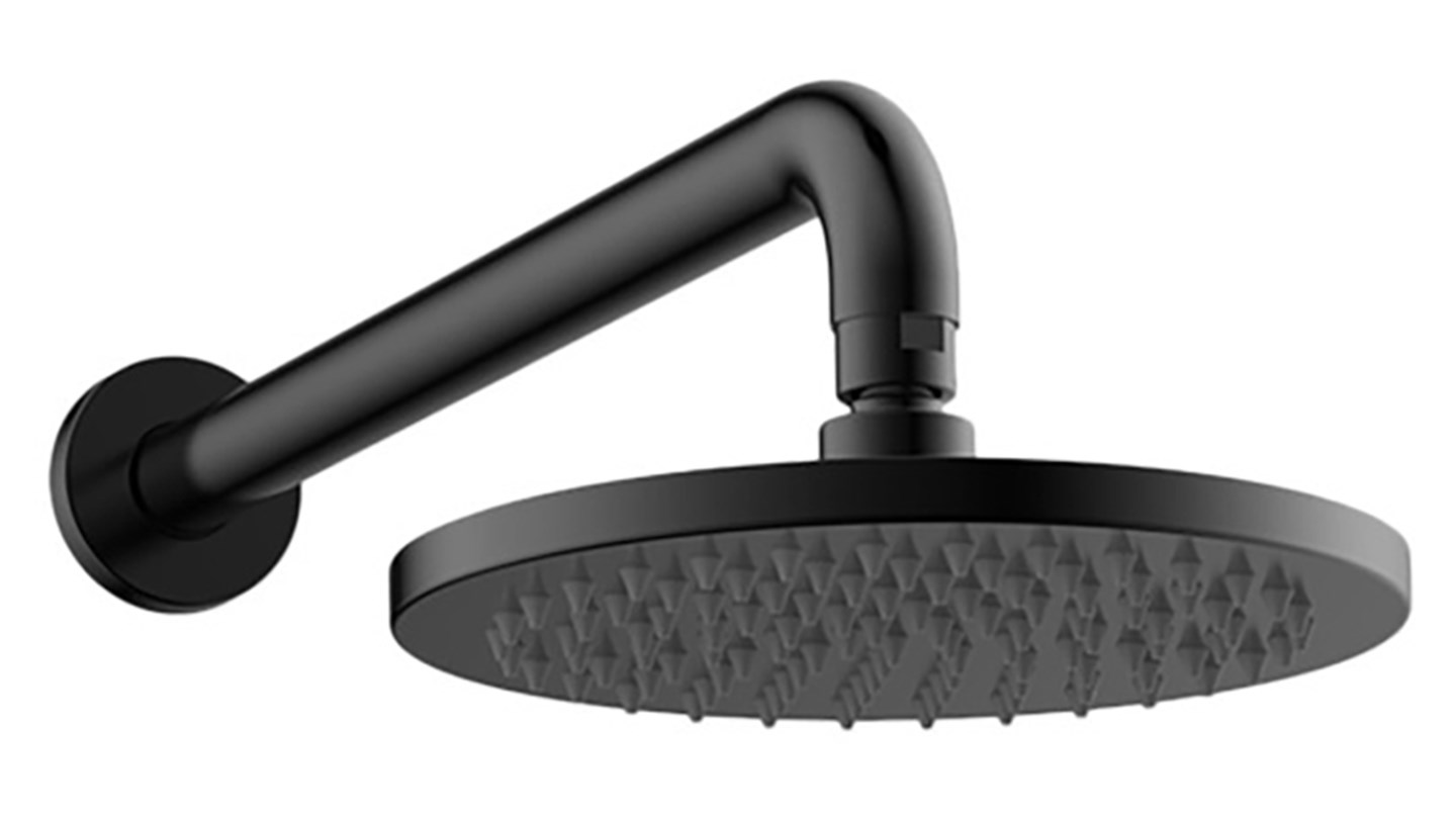 Gareth Ashton Overhead Horizontal Circular Shower Black 1SHRO-B Review ...