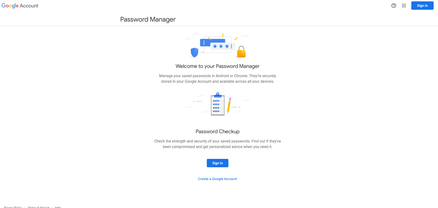 Google Password Manager Review | Password manager | CHOICE