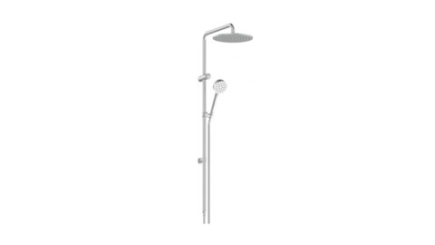 Greens Textura Twin Shower Rail Brushed Stainless 183903 Review ...