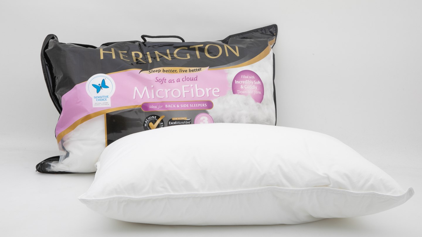 Herington MicroFibre Review | Best rated pillows | CHOICE