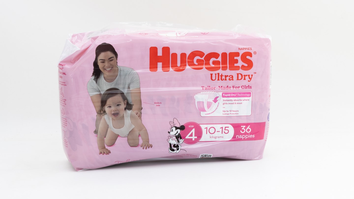 Huggies Ultra Dry Nappies for Girls Size 4 Review | Disposable nappy ...